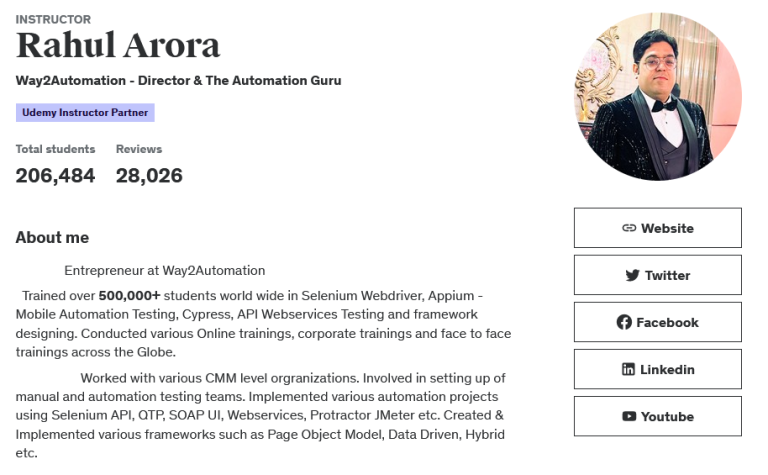 Udemy Instructor Review: Rahul Arora – CourseKing